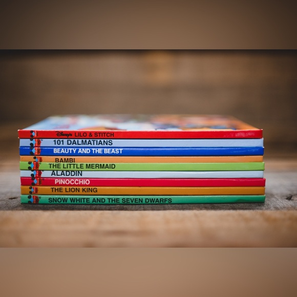 Disney | Other | Disney Colorful Storybook Set With Classic Tales 9 ...